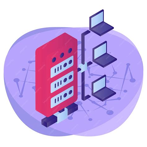Premium Vector Array Database Management Systems Isometric Concept