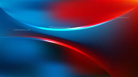 Red And Blue Abstract Curve Background