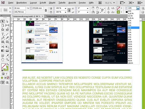 Use The Line Drawing Tool In Adobe Indesign