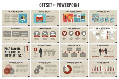 Offset Powerpoint Presentation Template For Ebooks Ecourses Etsy