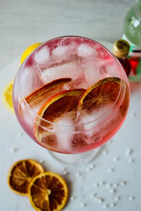 Campari Gin And Tonic Cocktail Food And Sun