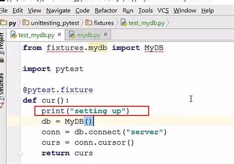 Pytest Fixtures Example
