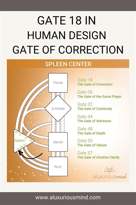 Gate 18 In Human Design Gate Of Correction Artofit