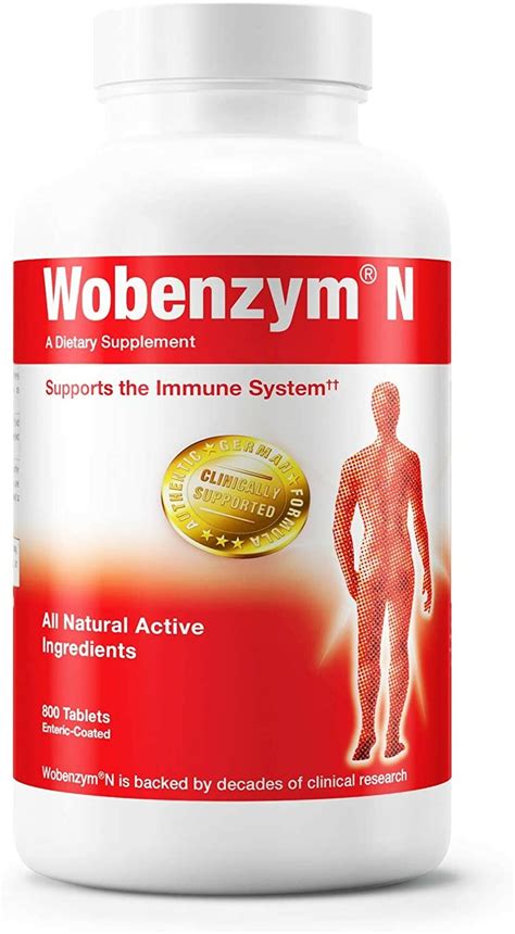 Buy 100 Authenticoriginal Mucos Pharma Wobenzym N 800 Tablets