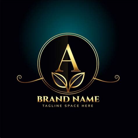 Luxury Letter A Logo Concept