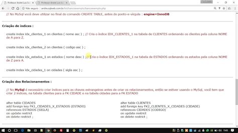 uftm ctit aula 06 06 2017 mysql criação de tabelas e relacionamentos