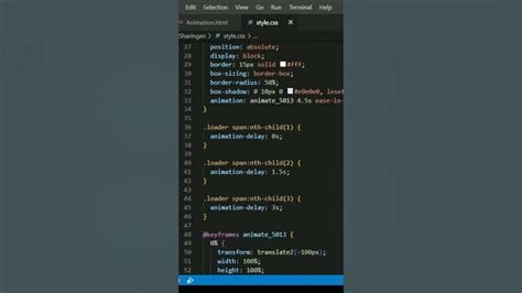 Circle Animation Using Html Amd Css Coding Programming Html Css