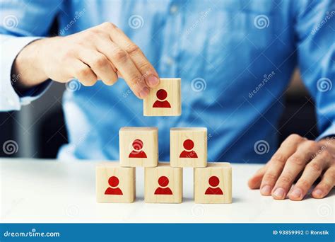 Business Hierarchy Strategy Concept With Chess Pieces Chess Standing On A Pyramid Of Wooden