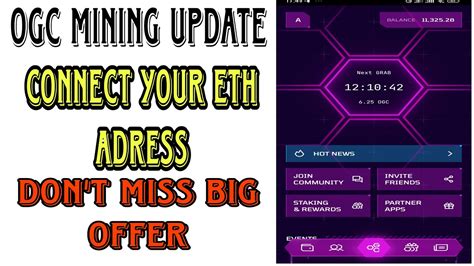 ogc mining project wallet connect and withdraw update today youtube