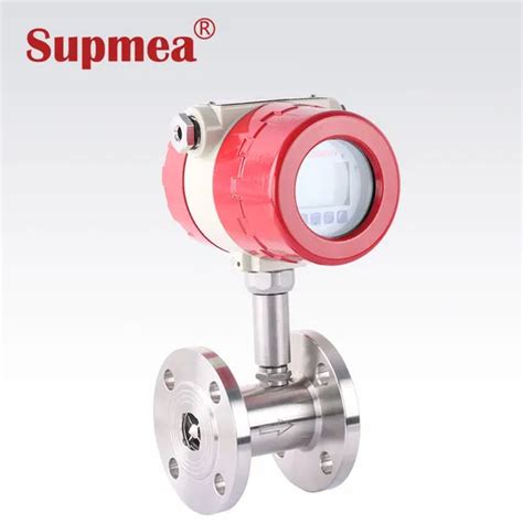 4 20ma Industrial Water Flowmeter With Thread Connection Turbine Flow Meter Turbine Flow Meter