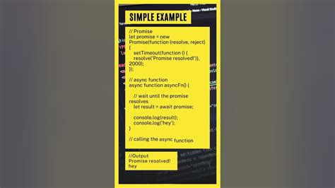 Javascript Asyncawait With Example Shorts Youtube