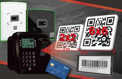 SOYAL Built In RFID Card And QR Code Scanning Technology