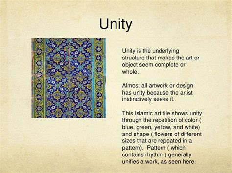 Unity Principle Of Design Definition