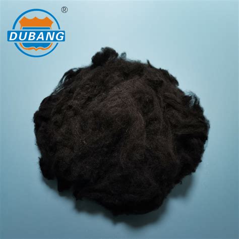 Nylon6 Staple Fiber 6dx51mm Black Nylon6 Staple Fiber And Nylon Fiber