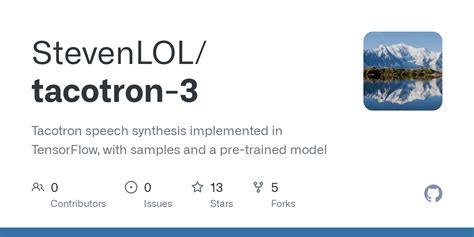 GitHub StevenLOL Tacotron Tacotron Speech Synthesis Implemented In TensorFlow With Samples