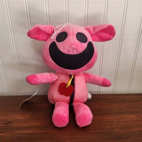 Smiling Critters Toys 3cm Pink Foxy Smiling Critters Soft Plush Toy