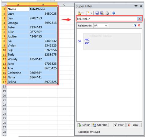 how to filter data by containing asterisk or other special characters