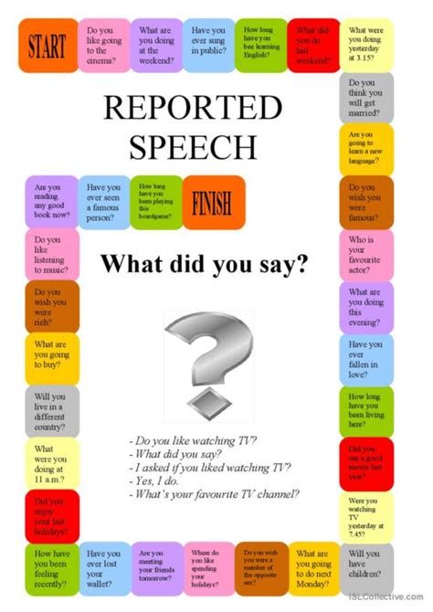 412 reported speech indirect speech english esl worksheets…
