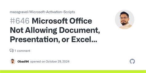 Microsoft Office Not Allowing Document Presentation Or Excel File Access · Issue 646