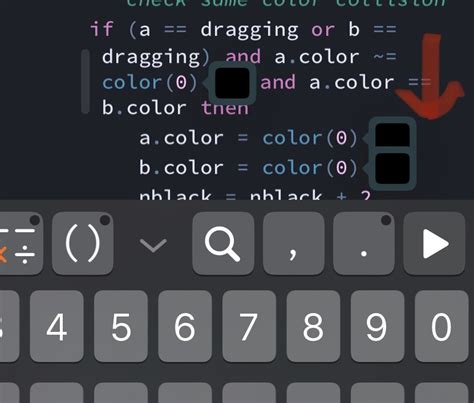 Small Issue When Placing Cursor In Editor Codea Talk