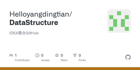 Github Helloyangdingtiandatastructure Idea整合github
