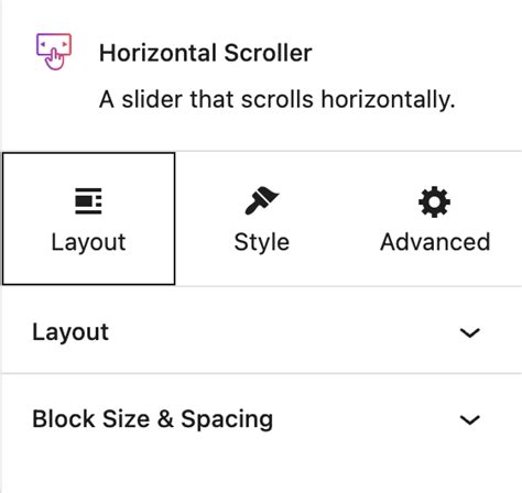 How To Use The Horizontal Scroller Stackable