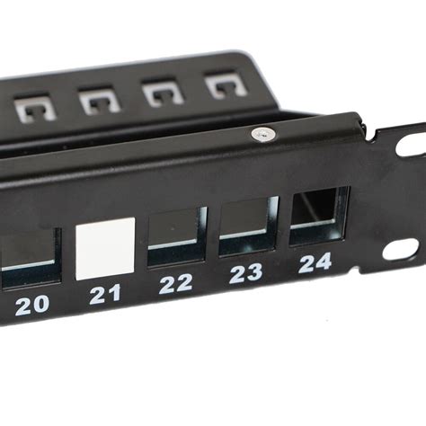 200 Pieces Empty Patch Panel Cover Blank Patch Pan Vicedeal