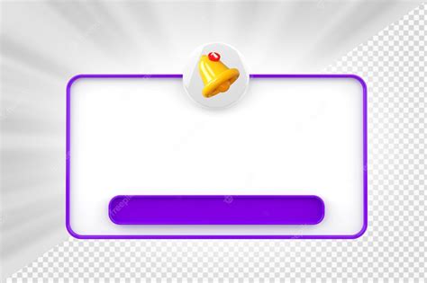 Premium Psd Reminder 3d Illustration Notifications Page With Floating Elements