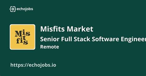 Misfits Market Is Hiring Senior Full Stack Software Engineer Usd 140k 170k Remote React Aws