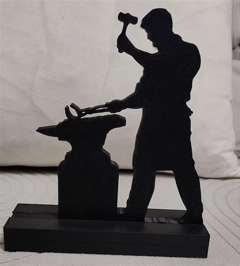 Blacksmith Silhouette Artisan By Mr Tony Makerworld