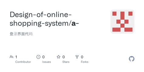 Github Design Of Online Shopping System A