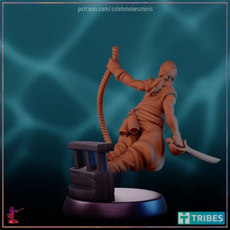 3d Printable Pirates Pre Supported Buccaneers Series By Caleb Makes