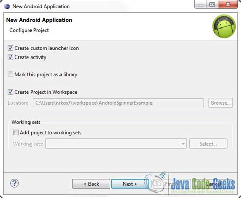 Android Spinner Drop Down List Example