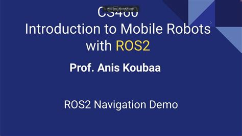 Ros2 Navigation Stack Demonstration Youtube