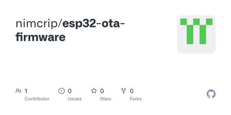 Github Nimcripesp32 Ota Firmware