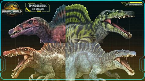 Jurassic World Rebirth Spinosaurus Skin Variants By