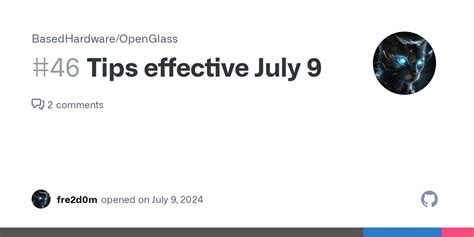 Tips Effective July Issue BasedHardware OpenGlass GitHub