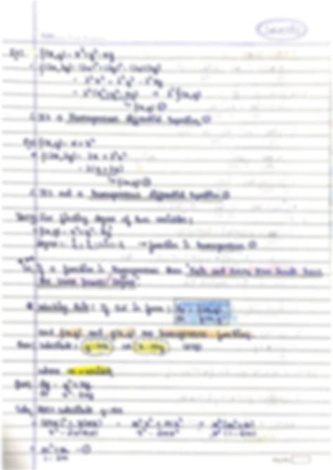 Solution Differential Equations Notes Genral And Particular Solution