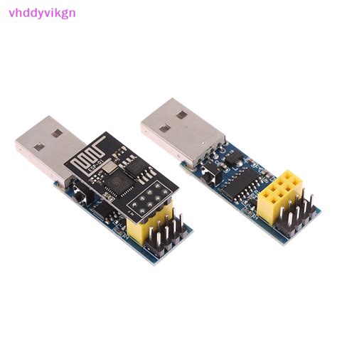 อะแดปเตอร์โปรแกรมเมอร์ Vhdd Esp01 Uart Gpio0 Esp 01 Esp8266 Ch340g Usb