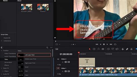 How To Add Text In DaVinci Resolve