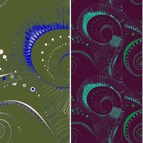 Deep Sea Snail With Spiral Light Patterns Whimsical Design A Nature Pattern Vector Designs