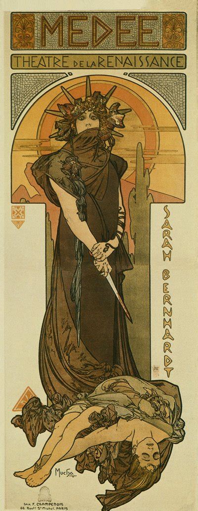 Impresiones Artistas De Alphonse Mucha
