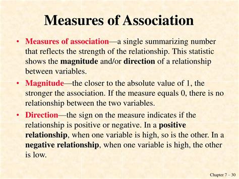 Ppt Chapter 7 Measures Of Association For Nominal And Ordinal Variables Powerpoint