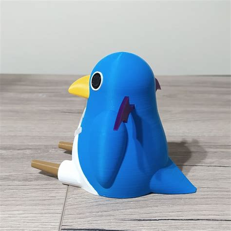 3d Printable Prinny The Penguin Dood Multipart Print No Ams Cfs By