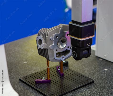 Cmm Coordinate Measuring Machine Probe Measuring Workpiece In Automotive Industry Industrial