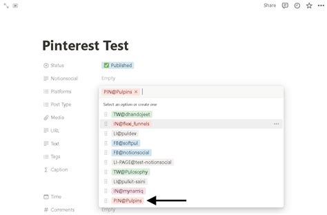 How To Add Pins To Pinterest Boards Using Notion