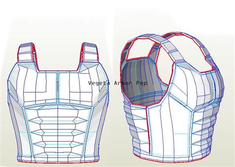 Vegeta Armor Template