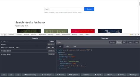 building a “books finder” app using react and redux flexiple