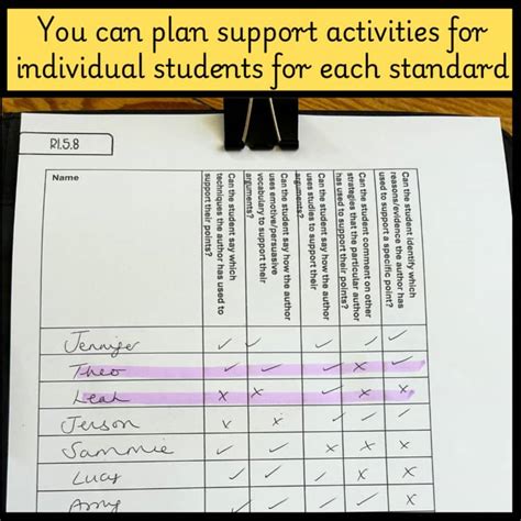 Grade 5 Reading Comprehension Assessment Grids For Test Analysis