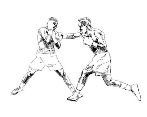 Boxer Fighter Drawing